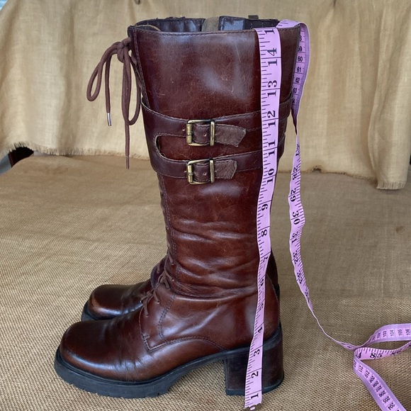Two Lips | Shoes | Vintage Two Lips 9s Square Toe Chunky Lace Up ...